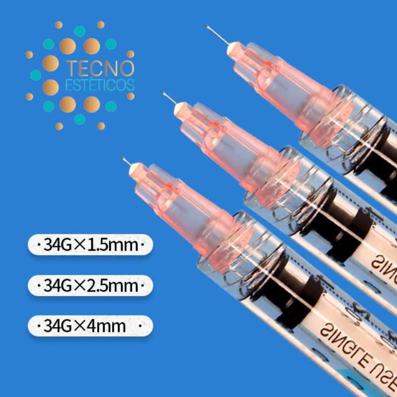 Aguja 34g x 1.5mm Hipodermica Mesoterapia – TecnoEsteticos.com